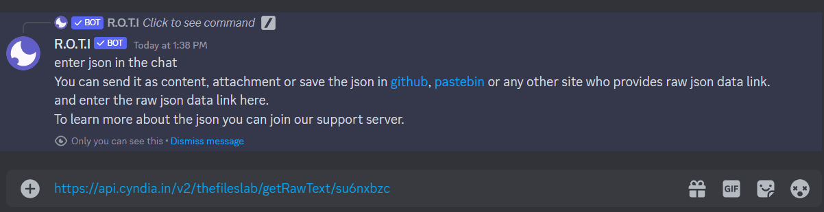Embeds | R.O.T.I Docs