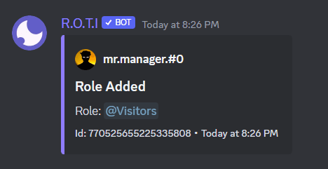Logs | R.O.T.I Docs