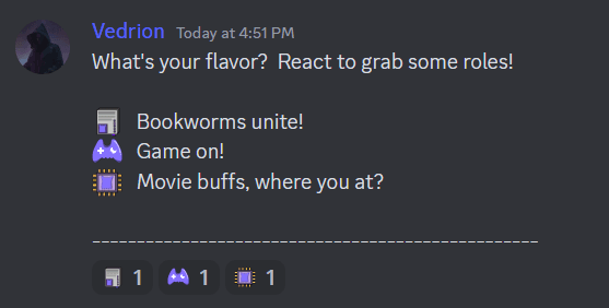 Self-Assignable Roles | R.O.T.I Docs